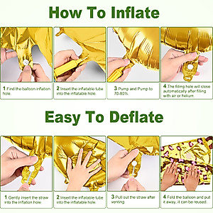 6 Pieces Giant Jungle Safari Animals Balloons,Large Zebra Giraffe Leopard Cheetah Tiger Foil Balloons For Wild One Safari Zoo Jungle Theme Party Baby Shower Birthday Party Decoration