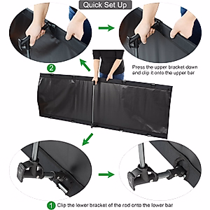 MARCHWAY Ultralight Folding Tent Camping Cot Bed, Portable Compact for Outdoor Travel, Base Camp, Hiking, Mountaineering, Lightweight Backpacking (Black)