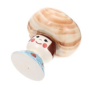 Mikinona Ceramic Doll Tray Ceramic Salad Bowl Oval Tray Extra Large Salad Bowl Trifle Bowl Small Bowls for Ice Cream Cartoon Fruit Plate Food Serving Bowl Footed Dessert Bowls Dessert Cup
