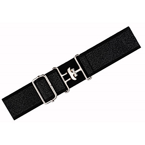 FREE RIDE EQUESTRIAN Belts, Horseback Riding Belts for Women, Stretchable And Comfortable Waist Belt (Black Sparkle with Silver Surcingle)