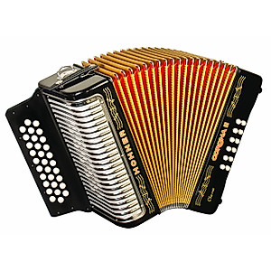 Hohner 3523GB 15.5-Inch 43-Key Accordion