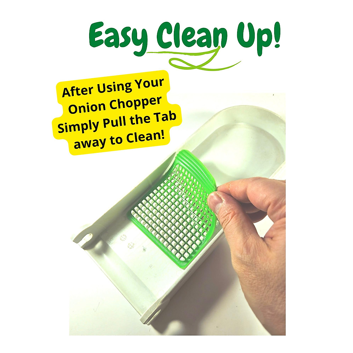 Onion Chopper Cleaning Tool - Easy Lift Tab - for Vidalia & Progressive Onion Choppers