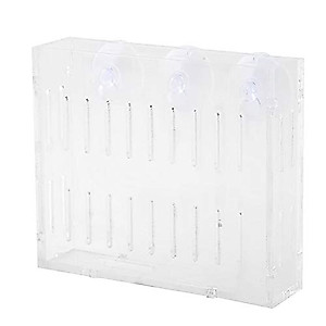 Exquisite Transparent Water Grass Cup, Safe 3 Suction Cups Design Aquarium Plant Cup, Tank Aquarium Aquarium Tank Decor for Landscape Plants Cultivation