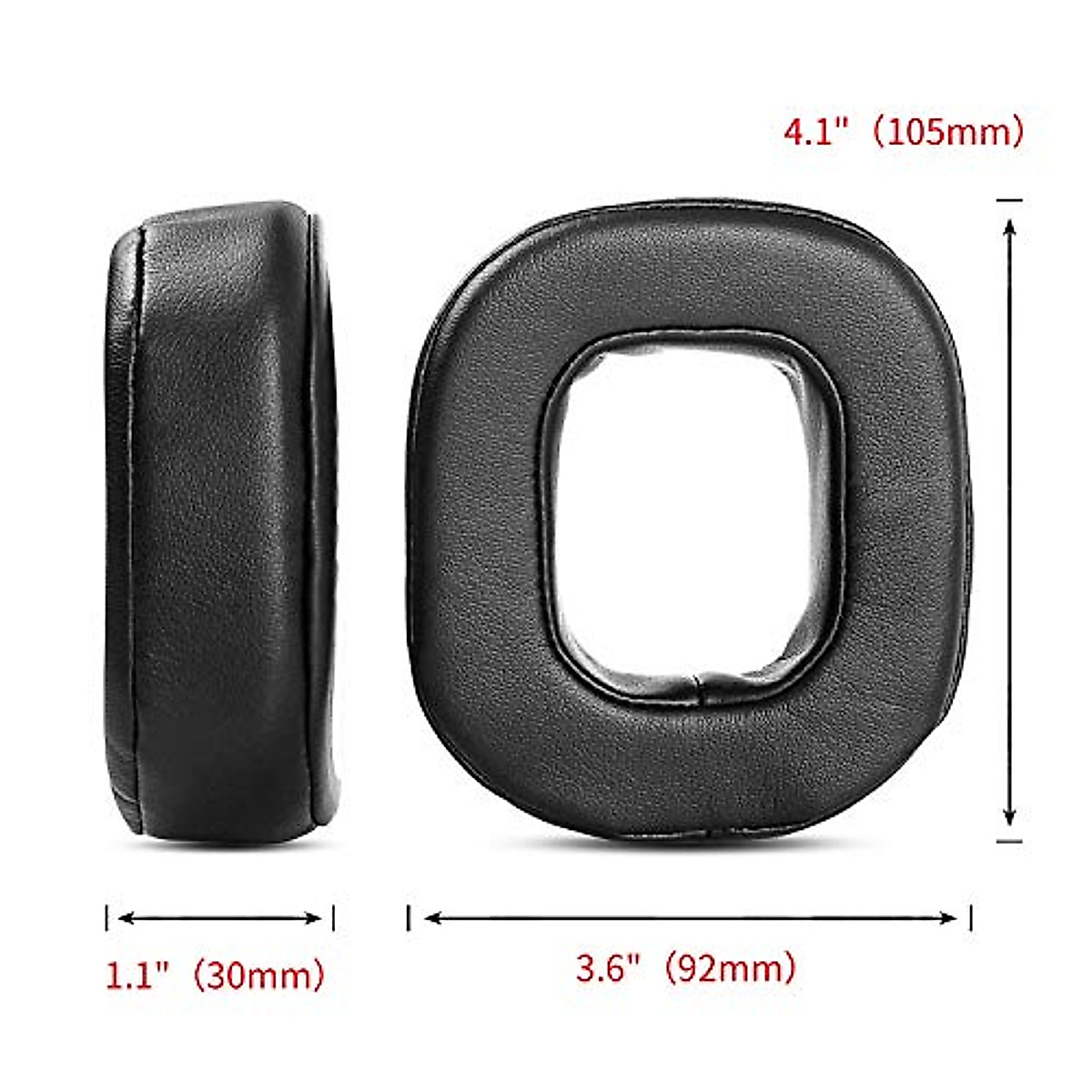 Replacement Ear Pad Cushions Compatible with Astro A50 a50 Gaming Headset Gen 1 Gen 2 Earmuffs Earpads (Not Compatible with A50 GEN3 GEN4 and A40 TR) (Leather)