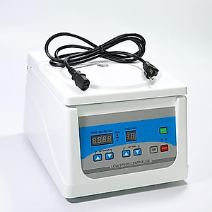 SHengwin Lab Benchtop Centrifuge Machine 10ml/15ml x 8, Laboratory PRP Centrifuge with Speed and Time, Lab Low Speed Desktop Centrifugal Machine 100-4000rpm