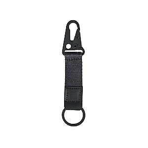 Thread Wallets Keychain Clip & Lanyard Hook: Durable Key Clip for Belt - Stylish & Compact Key Chain Clip for Keys, Keychain Lanyard Clips and Hooks for Easy Organization of Keys & Accessories (Black)