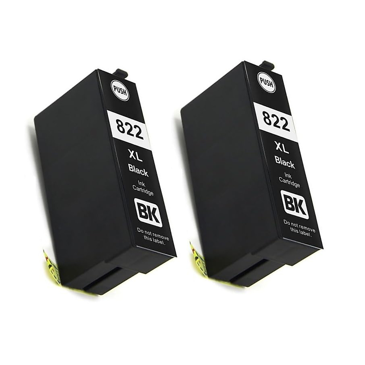 Replacement 822XL Black Ink Cartridges T822 822 XL Compatible Ink Cartridges for WF-4833 WF-3820 WF-4820 WF-4830 WF-4834 Printer (2 Black)