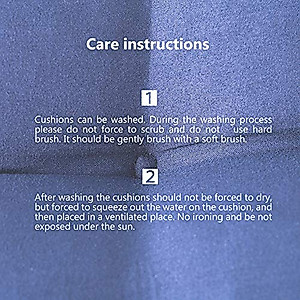HOTBEST Patio Bench Cushion, Garden Swing Cushion Indoor Outdoor Soft Tatami Floor Seat Pads Non-Slip Universal Lounger Chair Mat Wicker Chair Pads with Ties (Navy Blue, 39 x 20 Inch)