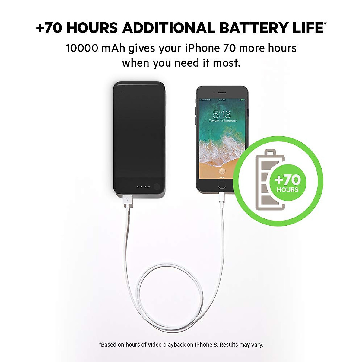 Belkin Boost Charge Power Bank 10K with Lightning Connector.