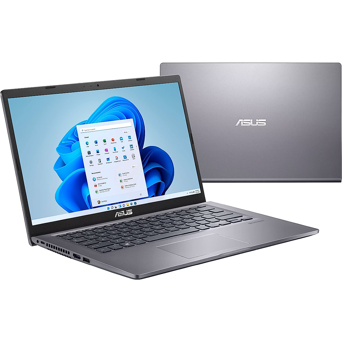 2022 Newest ASUS Vivobook 14 Thin and Light Laptop 14.0" 60Hz HD LED Backlit Display (AMD Ryzen 3 3250U 2-Core, 8GB RAM, 128GB SSD, AMD Radeon, WiFi 5, BT 5, Webcam, Win 11 Home S-Mode) with Hub
