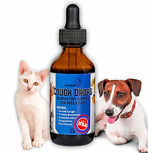 Dog Cough Treatment - Kennel Cough Treatment - Dog Allergy Relief - Itch Relief - Wet & Dry Cough Suppressant - for Dogs & Cats - XanderPets USA 1200 Drops