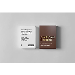 Black Card Revoked: Edition X | Get The New Black Culture Trivia Game | Family Fun | Enjoy at All The Family Functions