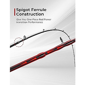 Piscifun Torrent Baitcasting Reel and Rod Combo, 6'9" M M 2Pcs Baitcaster Rod and 18Lbs Carbon Fiber Drag, 7.1:1 Right Handed Baitcasting Fishing Reel