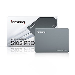 S102 Pro 1TB 2.5" SSD SATA Internal Solid State Drives, Up to 560MB/s, SLC Cache, 3D NAND TLC, Aluminum Alloy Shell, Compatible with Laptop and PC Desktops