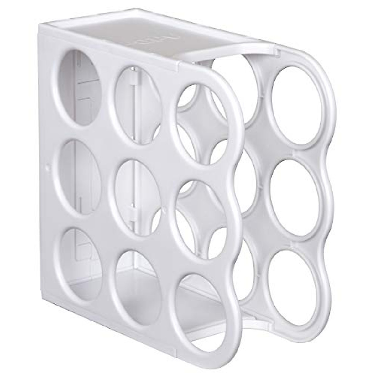ArtBin 6866AG Mini Vinyl Storage Rack, Organizer up to 9 (5.5") Vinyl Rolls, White, 1 Rack