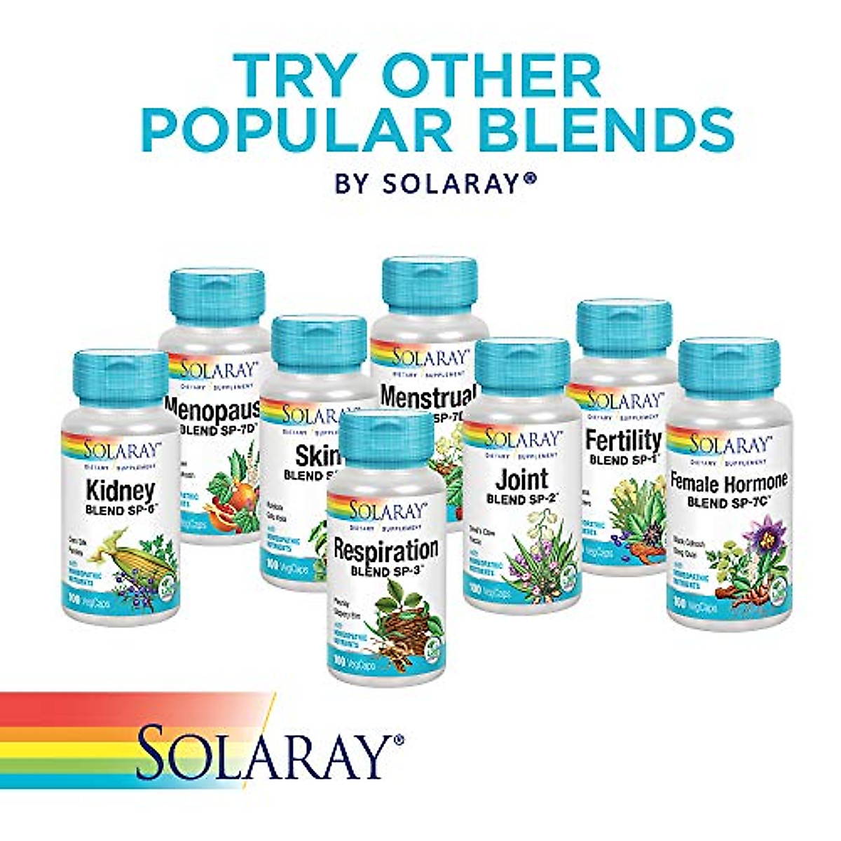 SOLARAY Thyroid Blend SP-26 | Herbal Blend w/ Cell Salt Nutrients to Help Support Healthy Thyroid Function | Non-GMO, Vegan | 100 VegCaps
