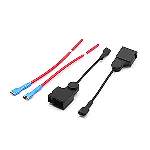 uxcell 2Pcs Plastic Car Horn Speaker Adapter Wiring Harness Pigtail Socket for Toyota