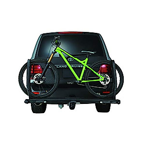 INNO INH110 Tire Hold Hitch Mount (1.25"/2") Platform Rack (1) Bike (E-Bike, Fat Tire, Full Suspension, Carbon Compatible)