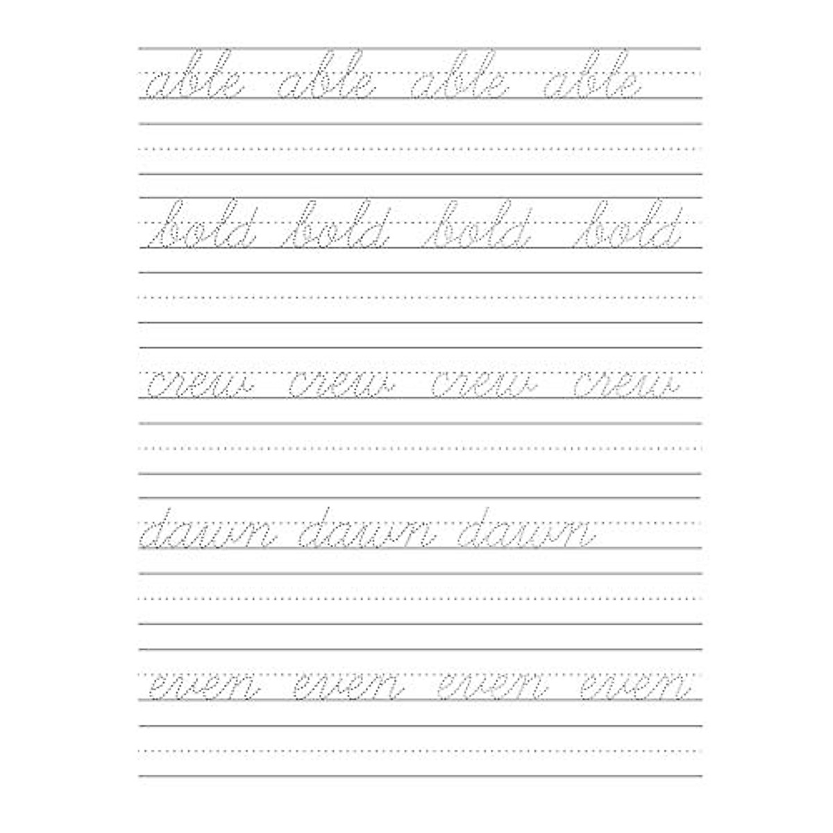 Cursive Handwriting Workbook for Teens: A cursive writing practice workbook for young adults and teens