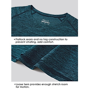 Willit Women's UPF 50+ Sun Protection Shirt Long Sleeve SPF UV Shirt Rash Guard Swim Hiking Fishing Tops Lightweight Slubby Light Blue L