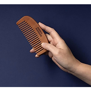 Modern Mammals Magic Mud Men's 2-in-1 Shampoo & Conditioner, Lather-Free, Daily Cowash (8 oz Bottle) with Wooden Wide-Tooth Comb