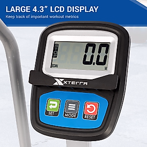 XTERRA Fitness AIR350 Air Bike Ergonomic Design, Comfortable Padded Seat, Heavy Duty Fitness Bike