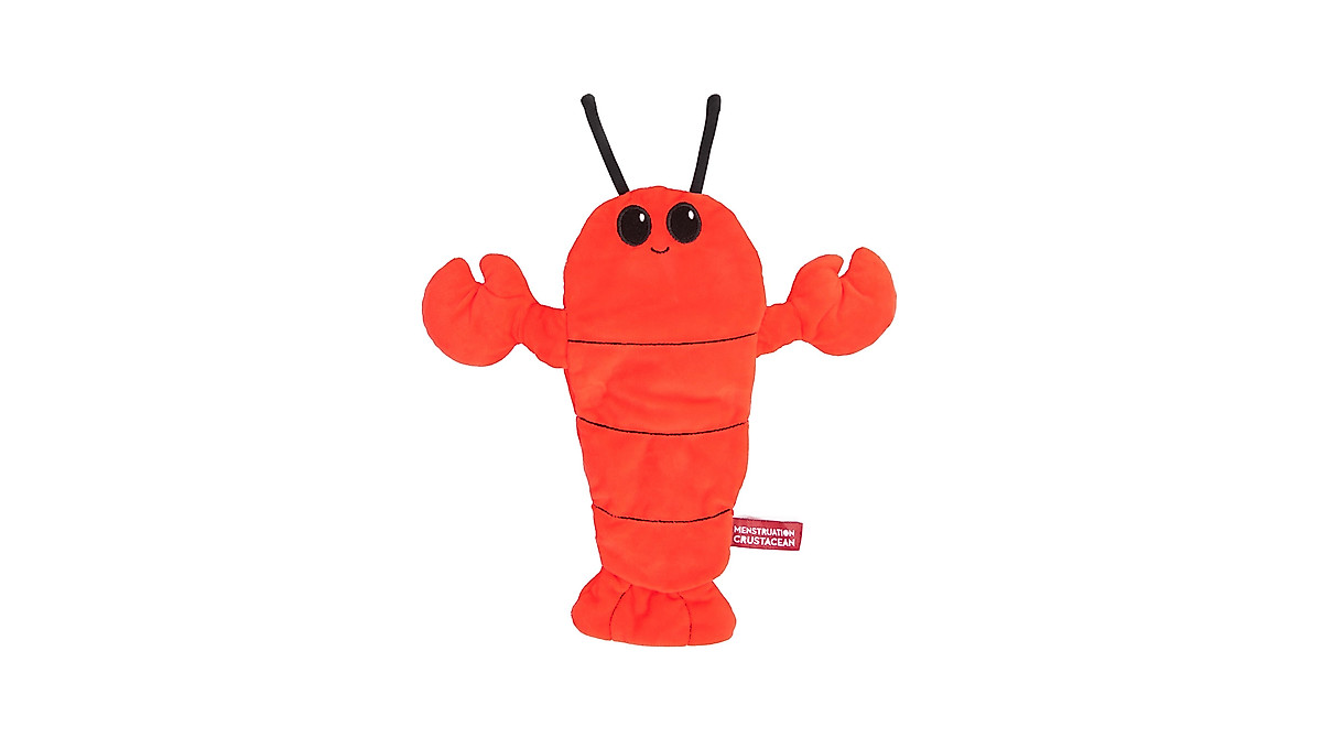 Menstruation Crustacean Lobster: Cute Lavender Heating Pad for Cramps