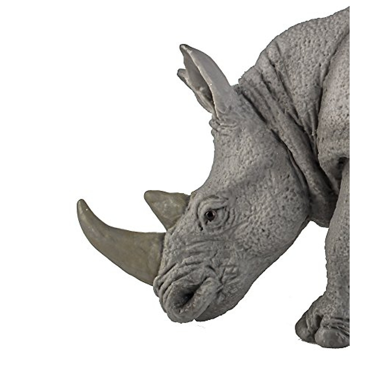 Safari Ltd. White Rhino Toy Figurine - Realistic, Hand-Painted 5.75" Model Figure - Safe, Educational Toy for Boys, Girls & Kids Ages 3+