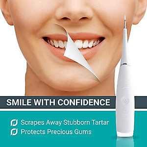 Electric Dental Calculus Remover Tartar Scraper - Teeth Polishing Dental Cleaner Tool Kit - Remove Tooth Stains