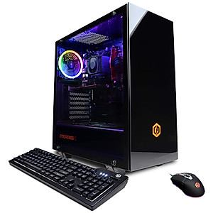 CyberpowerPC Gamer Master Gaming PC, AMD Ryzen 3 2300X 3.5GHz, GeForce GT 1030 2GB, 8GB DDR4, 120GB SSD, 1TB HDD, Wi-Fi Ready & Windows 10 Home (GMA603A)