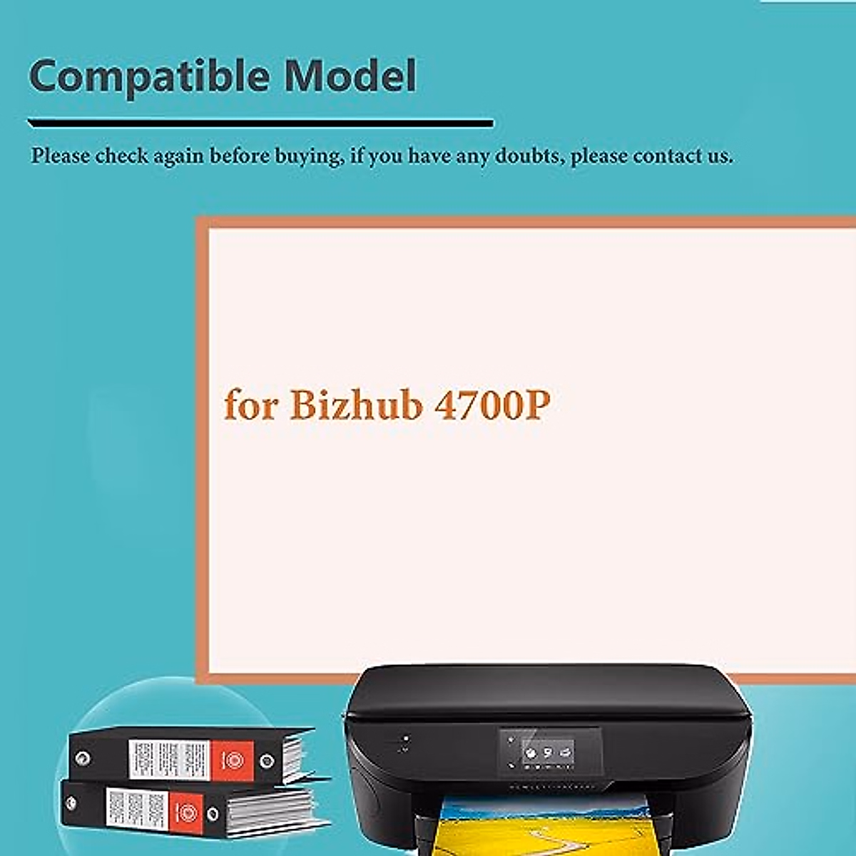 FLOAPA TNP34 Toner Cartridge Use for Konica Minolta Bizhub 4700P Printers