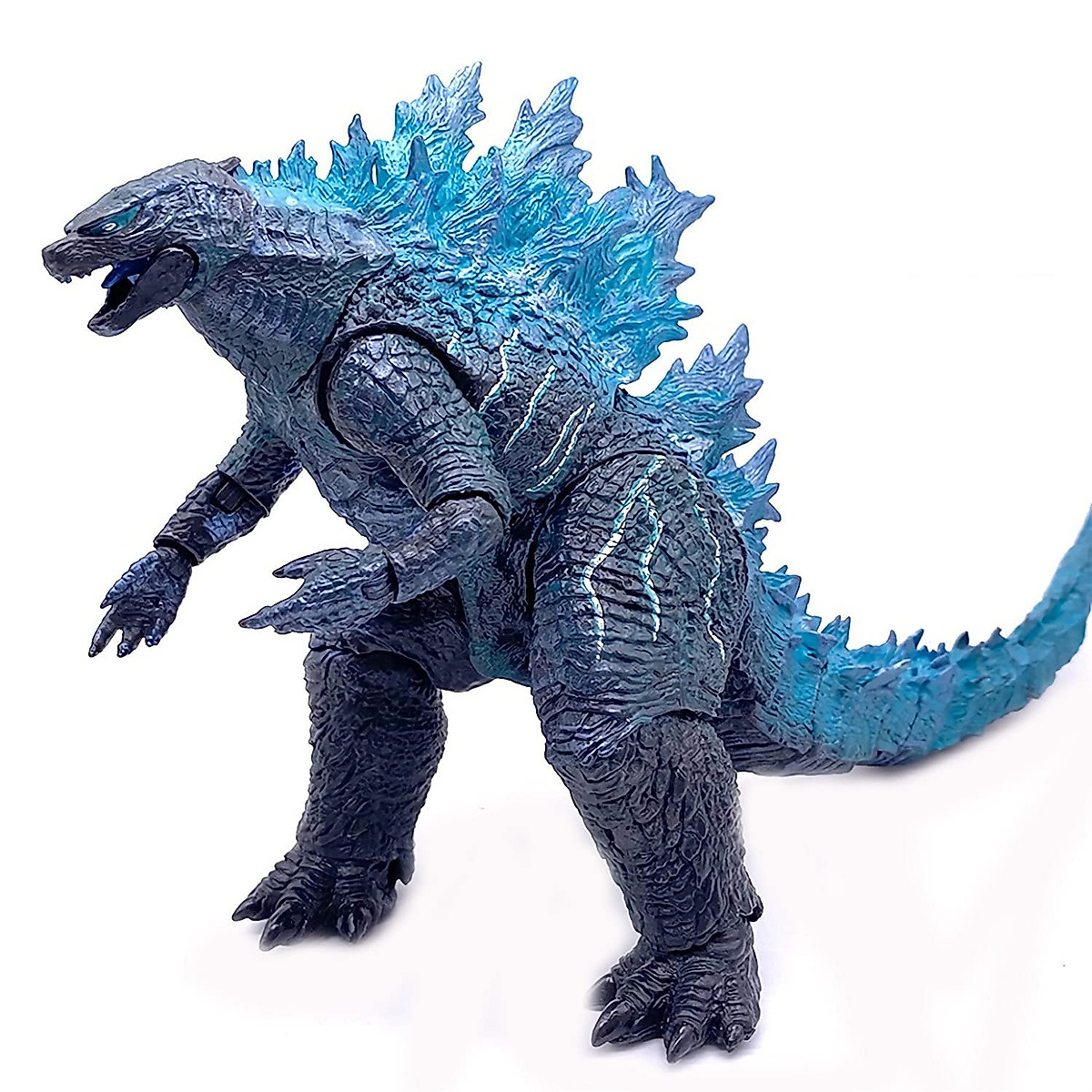 FULONNGCO Toys- Action Figure - Dinosaur Toy Monster King Action Figure Statue Model Toy Decoration Head-to-Tail 12 '' (Blue)