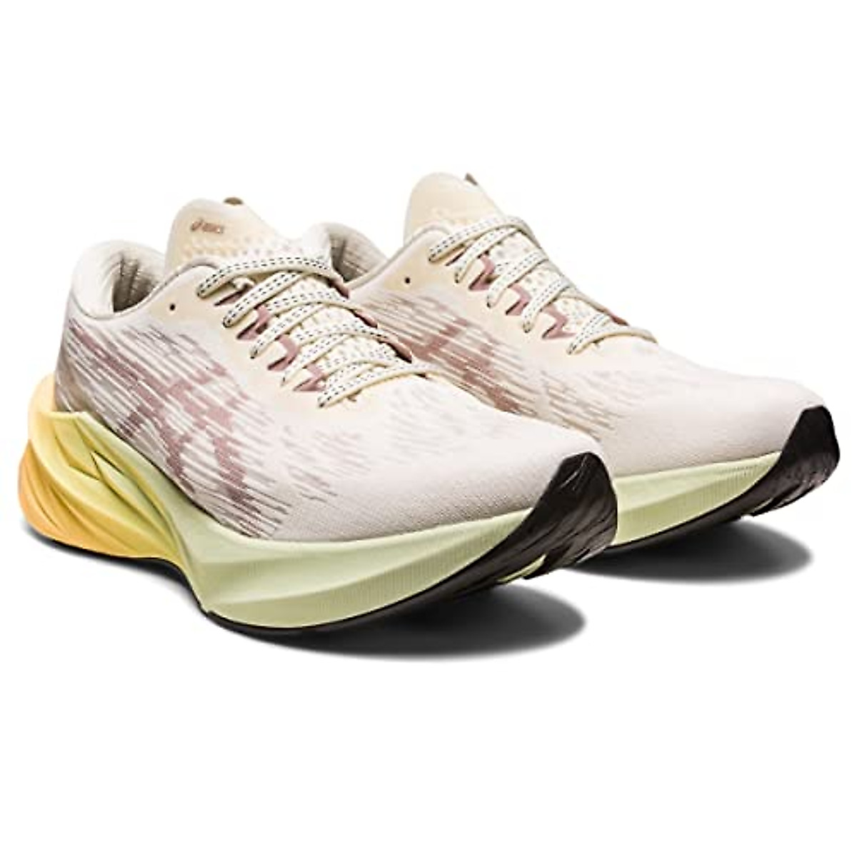 ASICS Women's NOVABLAST 3 Running Shoes, 8.5, Cream/Fawn