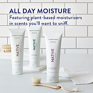 Native Lavender and Rose Body Lotion for Women and Men, Body Moisturizers for Dry Skin, 12 fl oz