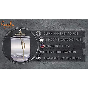 Hyoola Oil Candles - 50 Hour Liquid Candles - Disposable Liquid Paraffin Tea Lights - 48 Pack - for Restaurant Tables and Emergency Candles