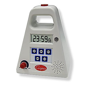 Cooper-Atkins FT24-0-3 Large Single Station Digital Kitchen Timer with Volume Control, 24 Hours Unit Range