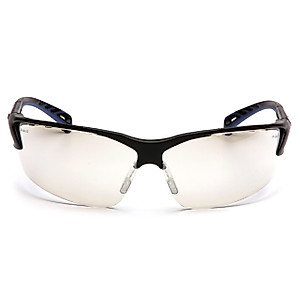 Pyramex Venture 3 Safety Glasses, Indoor/Outdoor Mirror Lens
