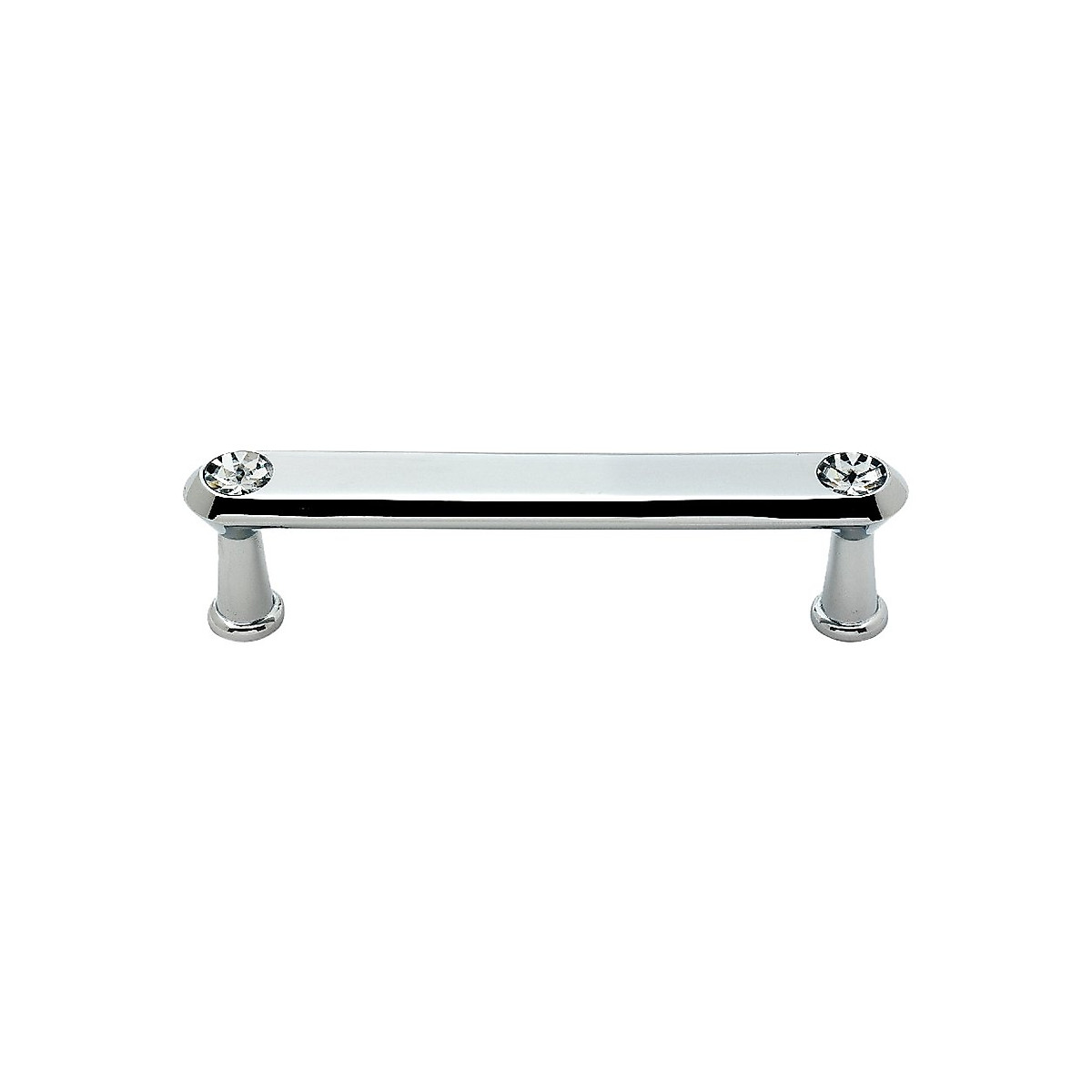 Alno C214-4-PC Traditional Crystal Pulls, Polished Chrome