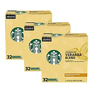 Starbucks Coffee Veranda blend single serve capsules for Keurig K-Cup pod brewers (96 Count)
