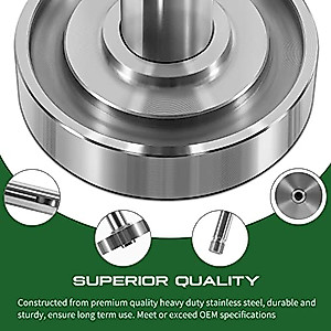 Bzsunway Replace for John Deere AM39912 Deck Drive Spindle Shaft Compatible with F510 F525 SRX75 SRX95 STX30 STX38 Lawn Mowers Garden Tractors