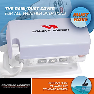 Standard Horizon HC1600 Rain/Dust Cover for GX1600 Explorer Marine VHF, White