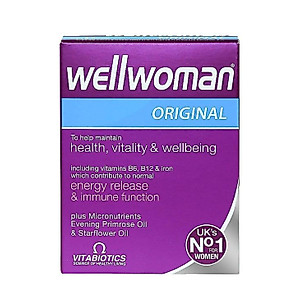 Wellwoman Vitabiotics Advanced Vitamin & Mineral Formula with Evening Primrose & Starflower Oils 30 Capsules