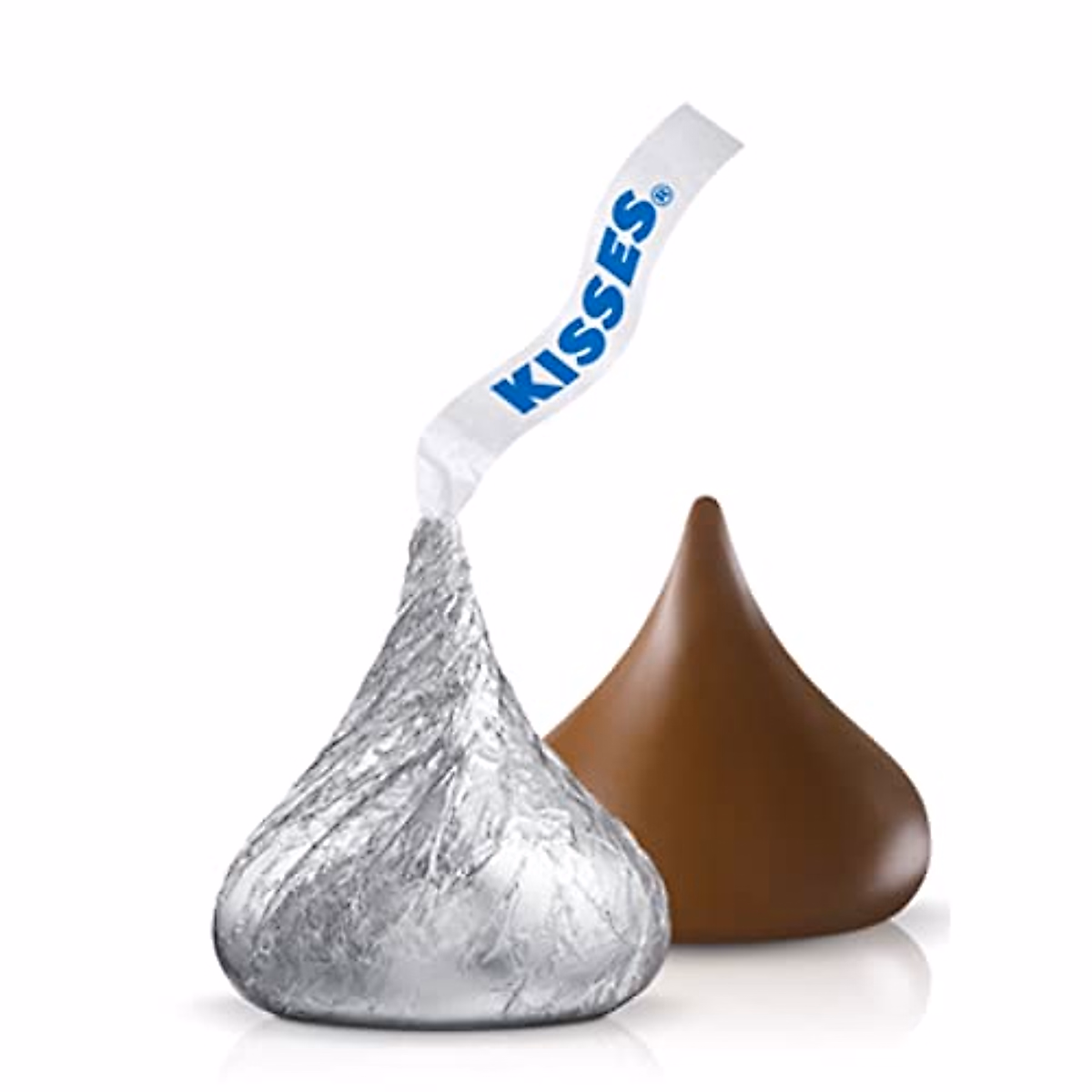 HERSHEY'S KISSES Silver Milk Chocolate Candy, Silver Foil - Bulk Pack, 2 Lbs