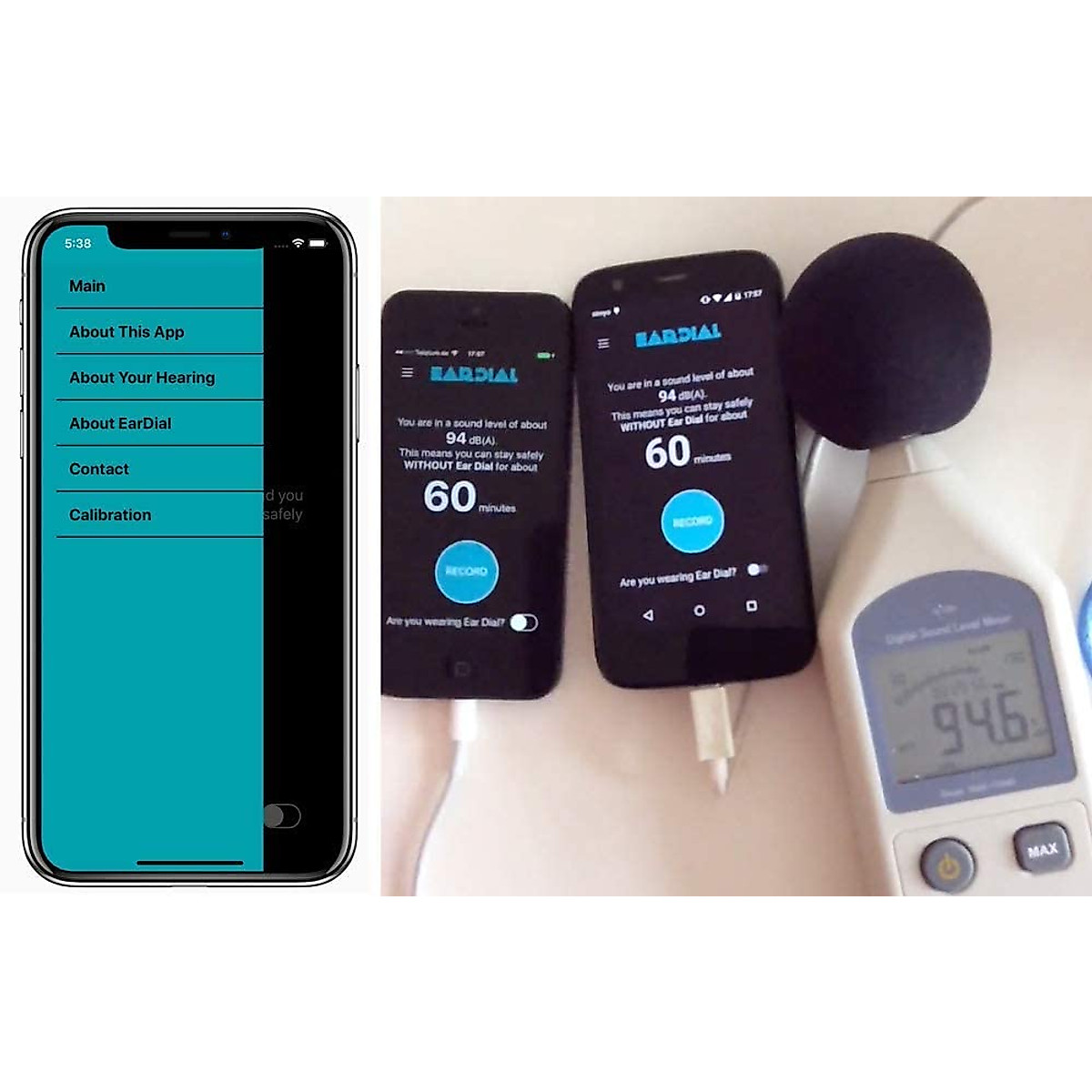 SureFire EP4 Sonic Defenders Plus filtered Earplugs, triple flanged design, reusable, Black, Medium