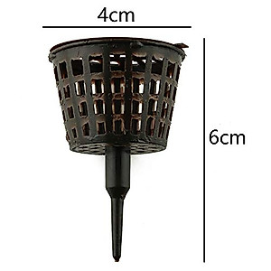 Tegg Fertilizer Basket 10PCS Fertilizer Box with Cover for Osmocote Orchid Bonsai Flower Plant