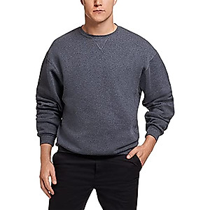 Russell Athletic Men's Dri-Power Fleece Sweatshirt, Black Heather, Large