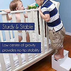 Personalized Sea and Marine Natural Two Step Stool