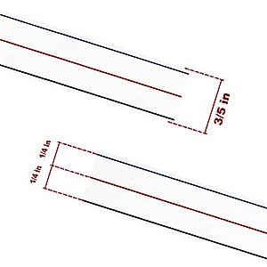 TSSART 1/4" Seam Diagonal Seam Tapes - 10Yard Each Roll Sewing Basting Tape for Stitching Straight Diagonal Seams Instruction Tool (2Pcak)