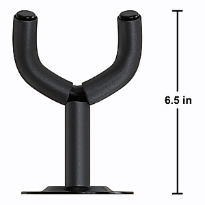 NATIKON Adjustable Guitar Wall Hanger 6.5 inches with Secure Wall Mount Hook