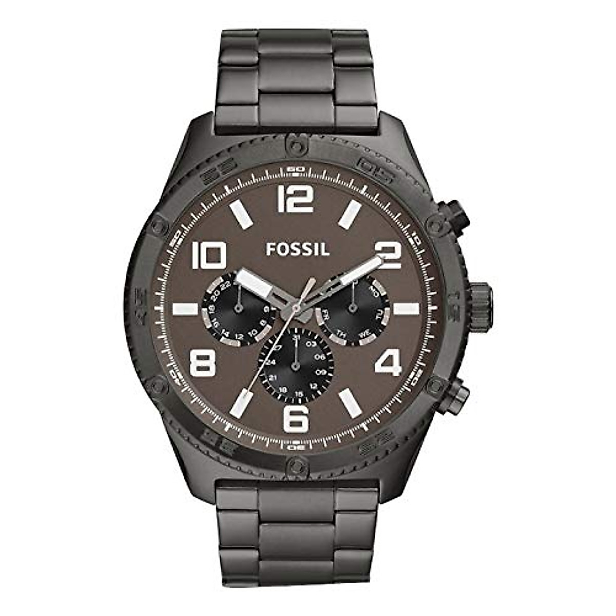 Brox Multifunction Smoke Stainless Steel Watch